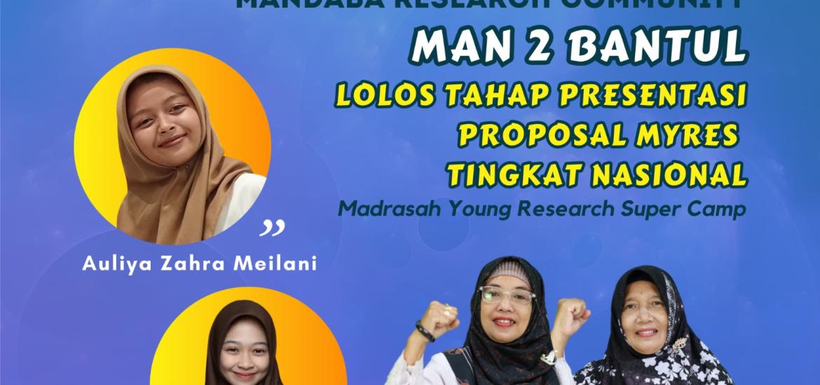 Siap Berprestasi, siswa MAN 2 Bantul dalam Lomba MYRES 2024 | Kemenag ...