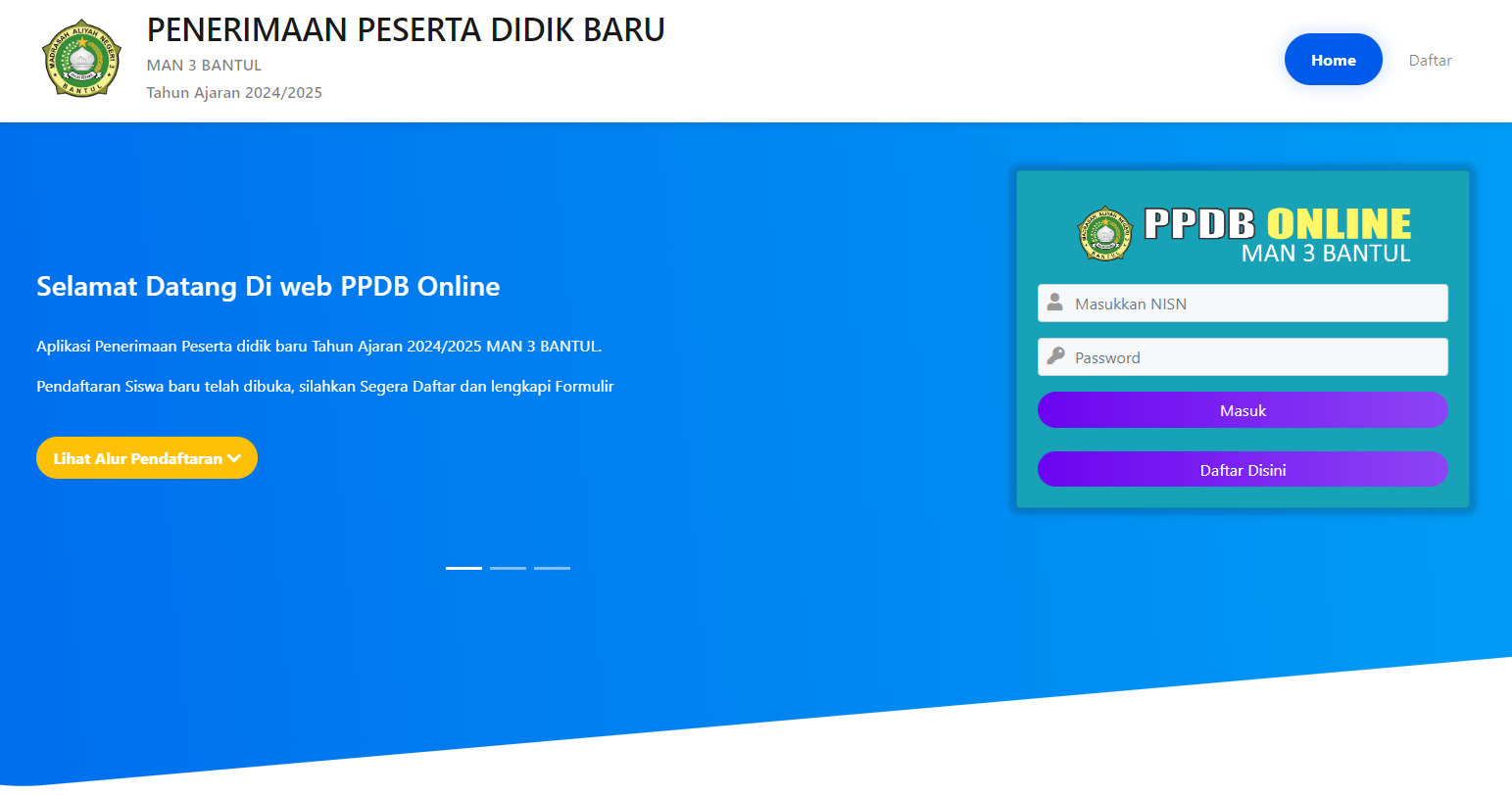 MAN 3 Bantul Siap PPDB Online Tahun Ajaran 2024/2025 | Kemenag Bantul