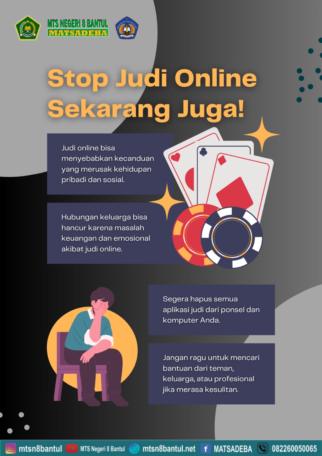 MTsN 8 Bantul Gencar Lakukan Sosialisasi Stop dan Jauhi Judi Online ...