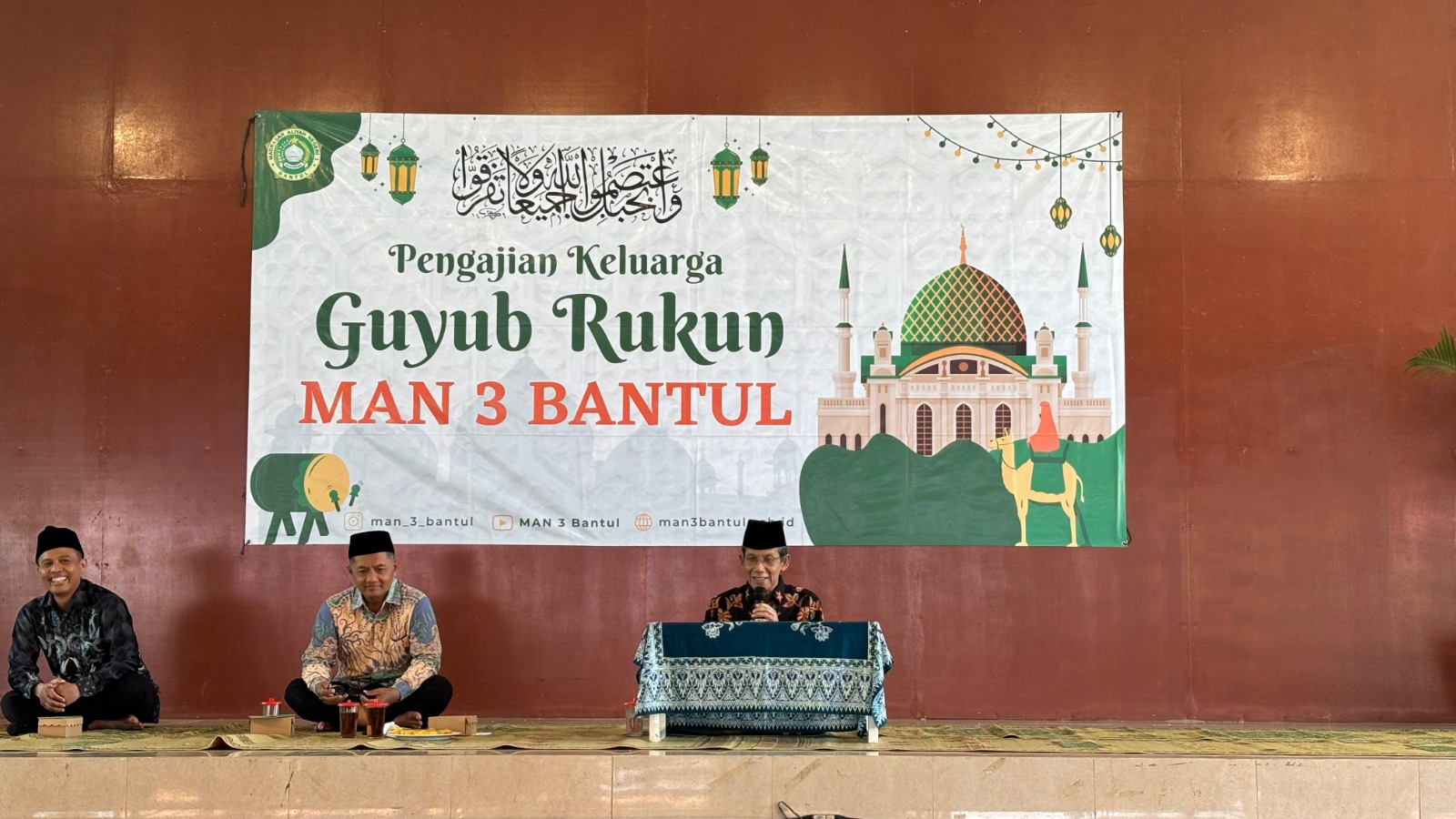 MAN 3 Bantul Gelar Pengajian Keluarga Guyub Rukun | Kemenag Bantul