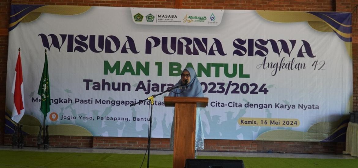 MAN 1 Bantul Adakan Wisuda Purna Siswa (WPS) Angkatan Tahun 2024 ...